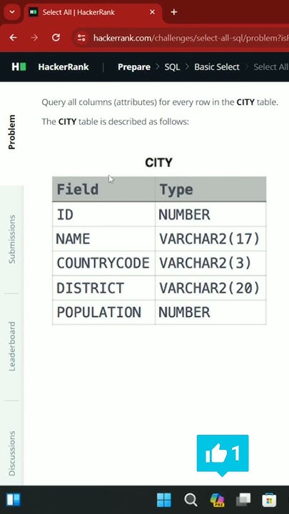 Hackerrank Sql Solution 3 Select All Sql Data Analyst Explorers Youtube