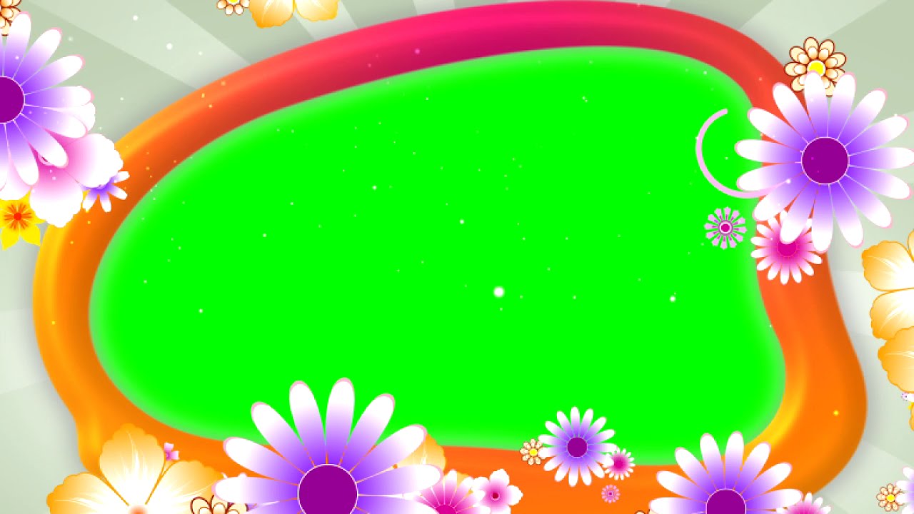 Green Screen Flower Rotate Overlay !! Flower Rotate Video - YouTube
