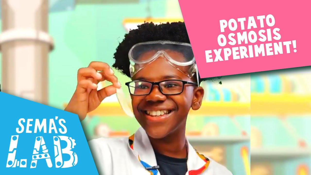 Osmosis In Potatoes | Science Experiments for Kids | Sema's Lab | Super ...
