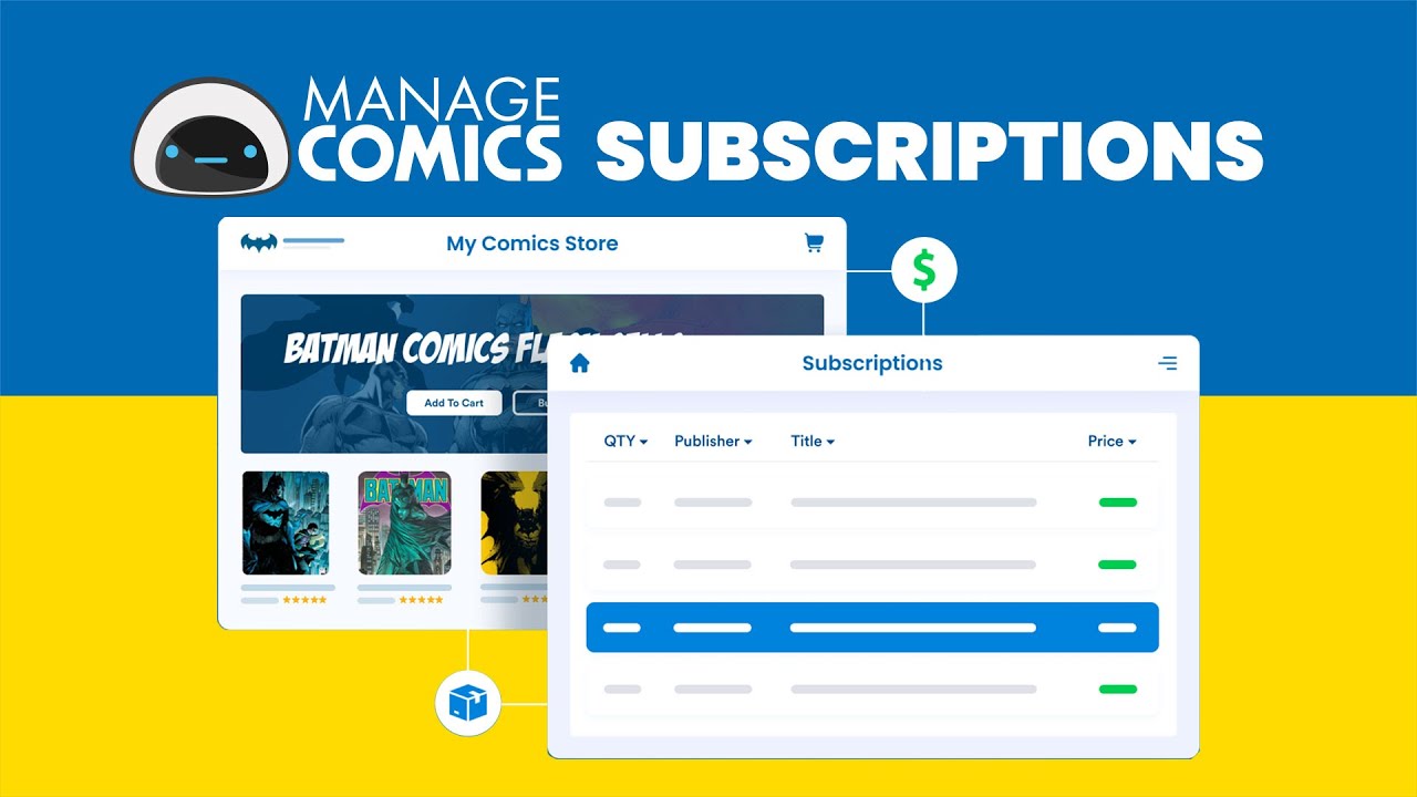 Manage Comics Subscriptions Explained - YouTube