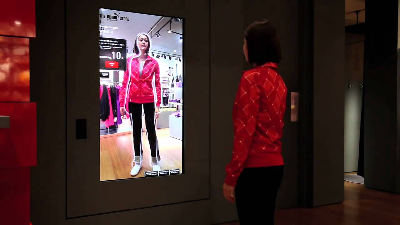 INTERACTIVE MIRROR® for PUMA STORE HARAJUKU - YouTube