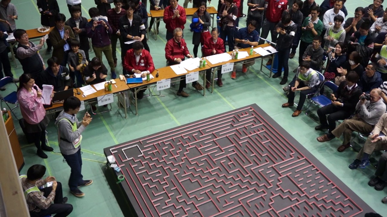 2016 All Japan Halfsize micromouse contest- Champion Fantom's fastest ...