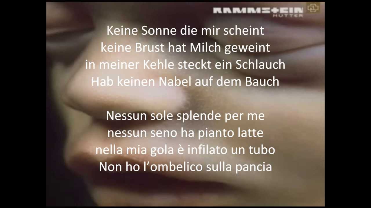 Rammstein Mutter RAMMSTEIN ITALIA traduzione - YouTube