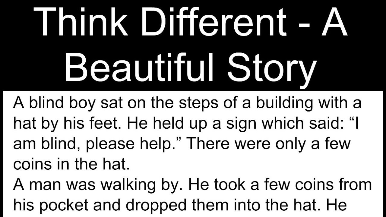 Think Different - A Beautiful Story - YouTube