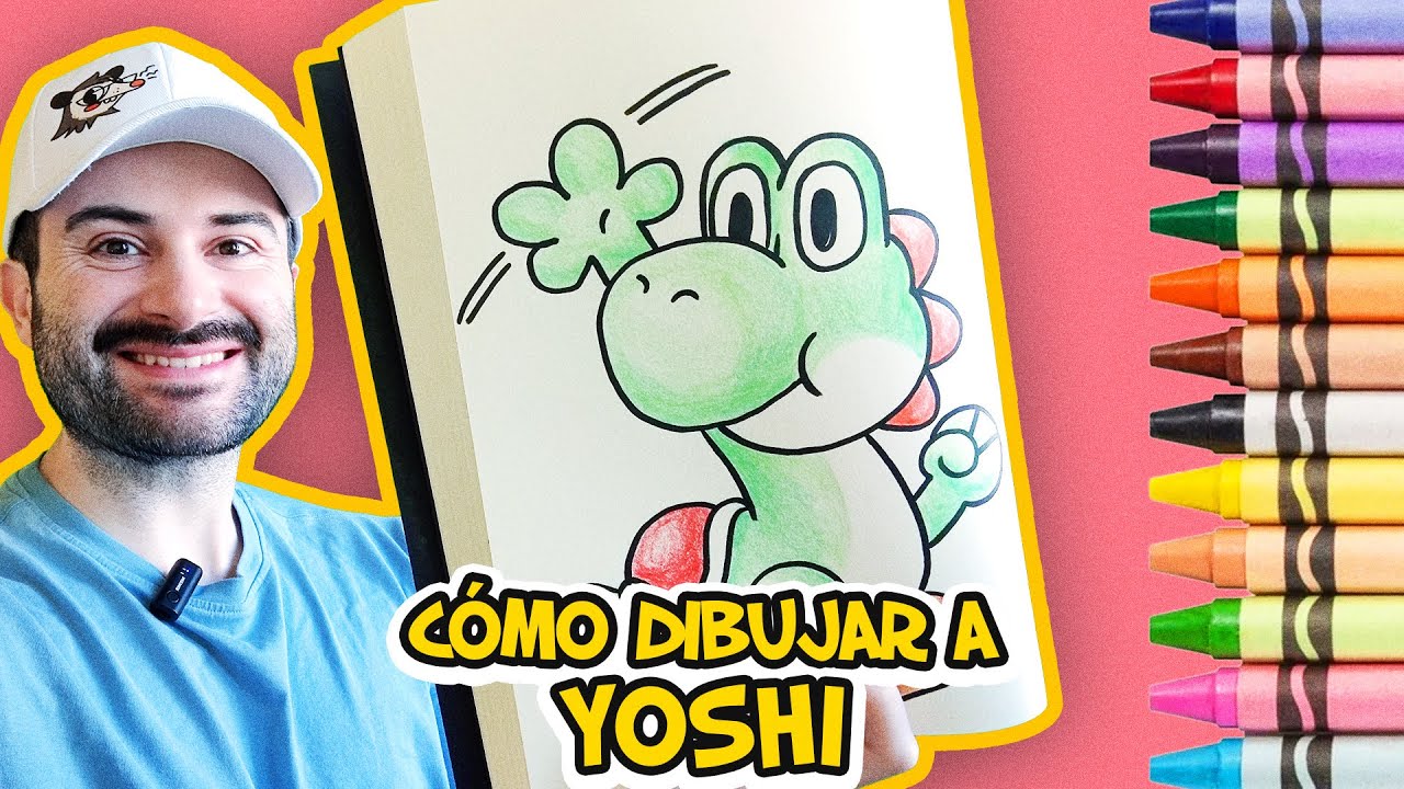 Cómo dibujar y pintar a YOSHI | Arte y Dibujo para Niños - YouTube