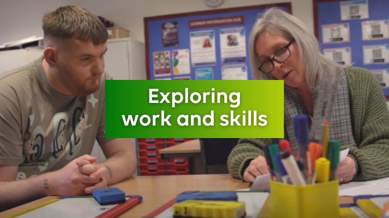 Exploring work and skills - Brandon's story - YouTube