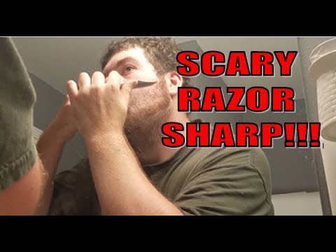 What is a SCARY Razor SHARP Knife? EXTREMELY Sharp? - YouTube