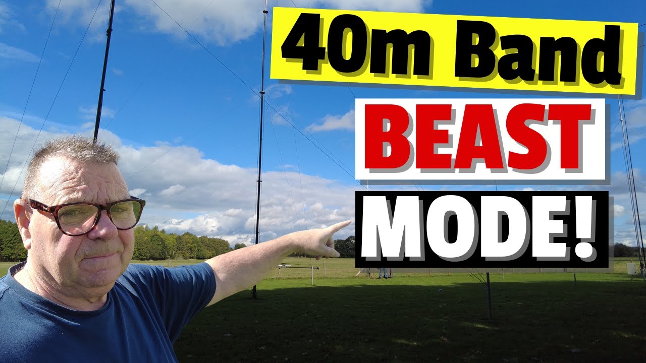 INSANE Signal Strength! COMTEK 40m 4-Square Antenna from DX Engineering ...