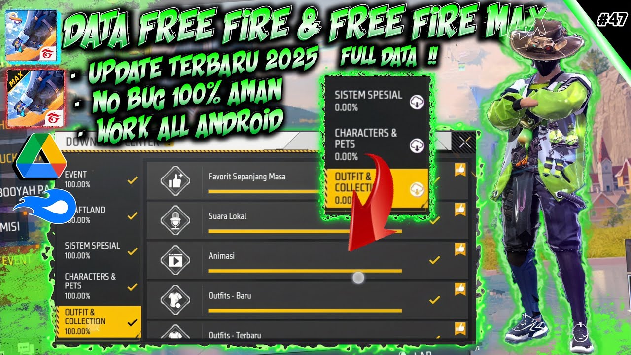 Cara Cepat Download Data Free Fire & Data FF Max | Data FF Full ...