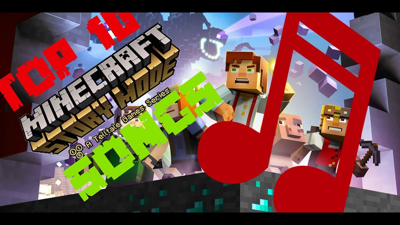 top 10 minecraft story mode themes - YouTube