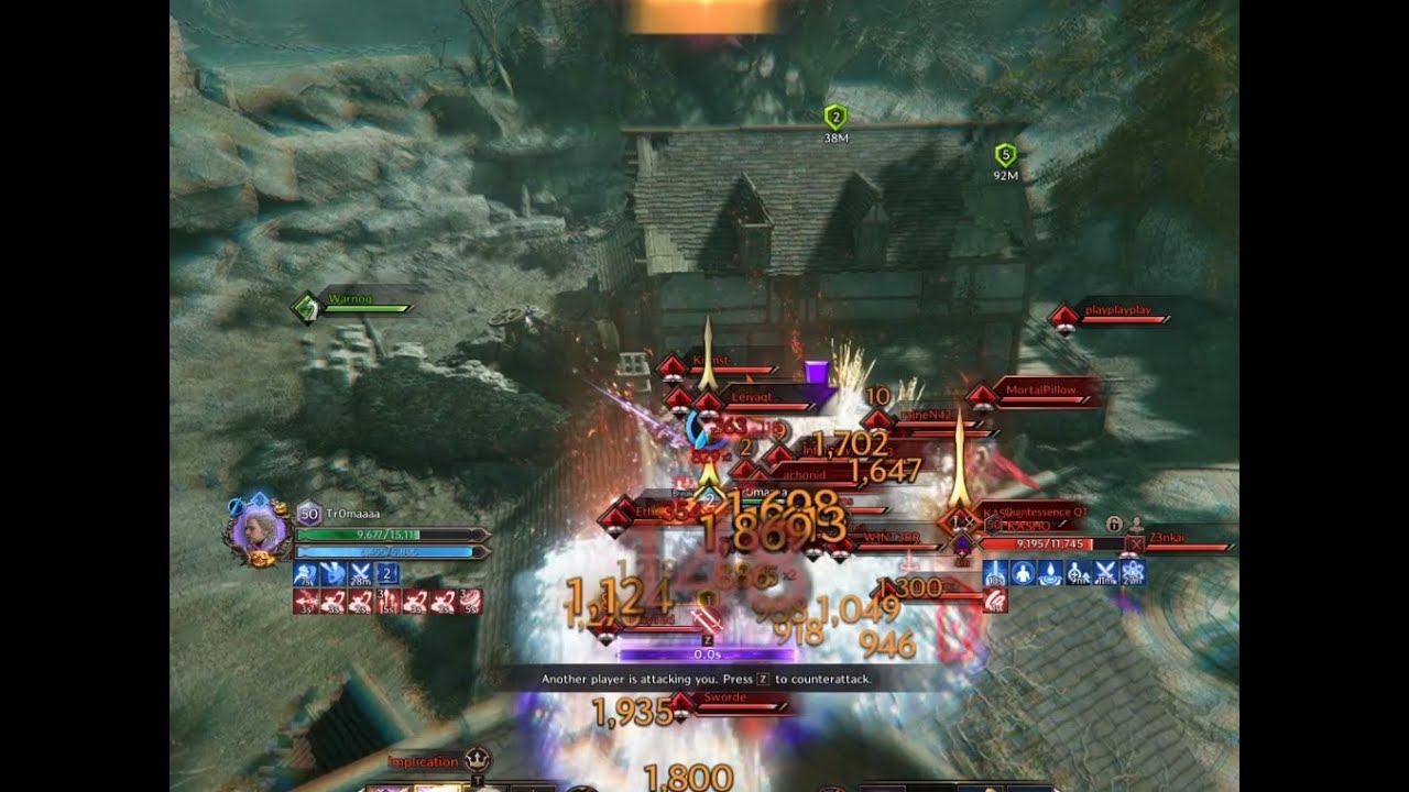 Throne and Liberty PVP - Tevent's Warblade with suicide squad - YouTube