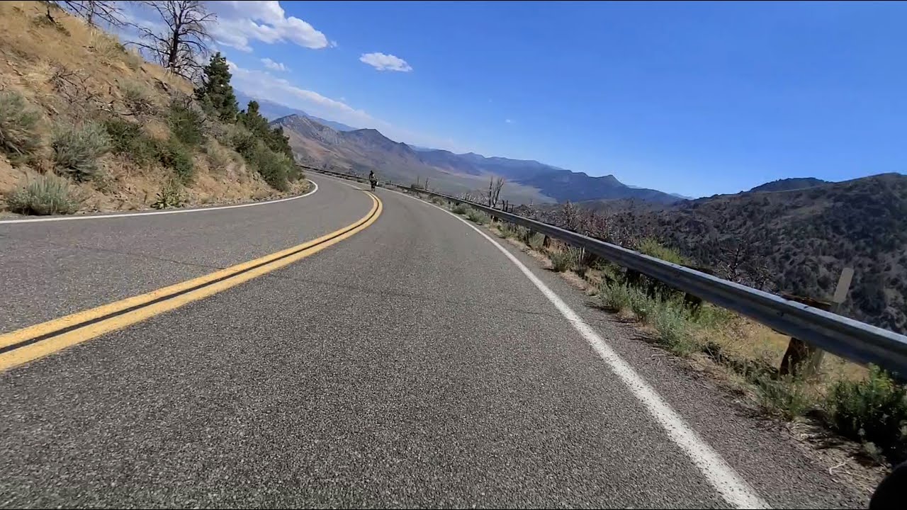 Descending Monitor Pass, CA on bicycle - YouTube