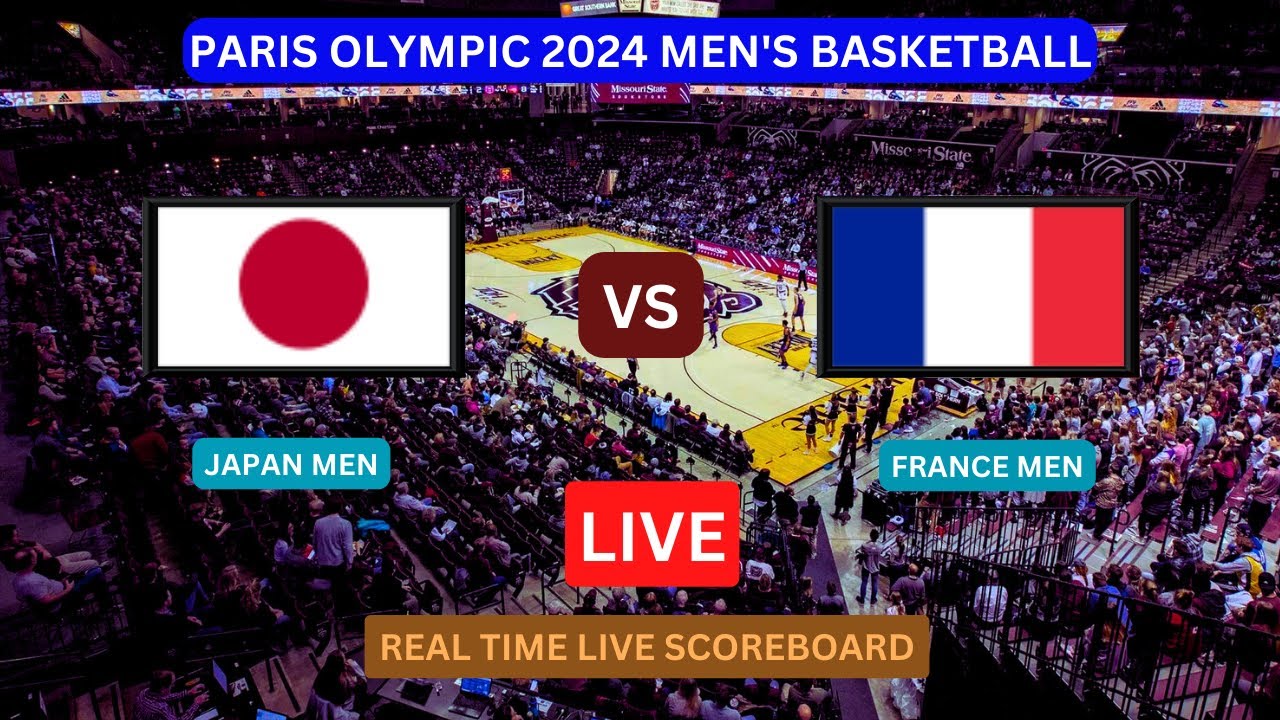 Japan Vs France LIVE Score UPDATE Today Men’s Basketball 2024 Paris ...