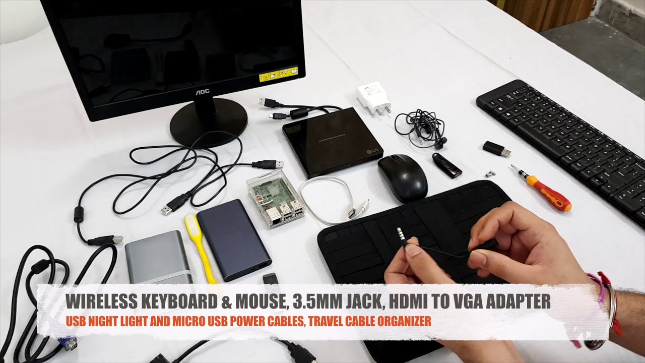 HOMEMADE PORTABLE PC - Computer running on power bank - YouTube