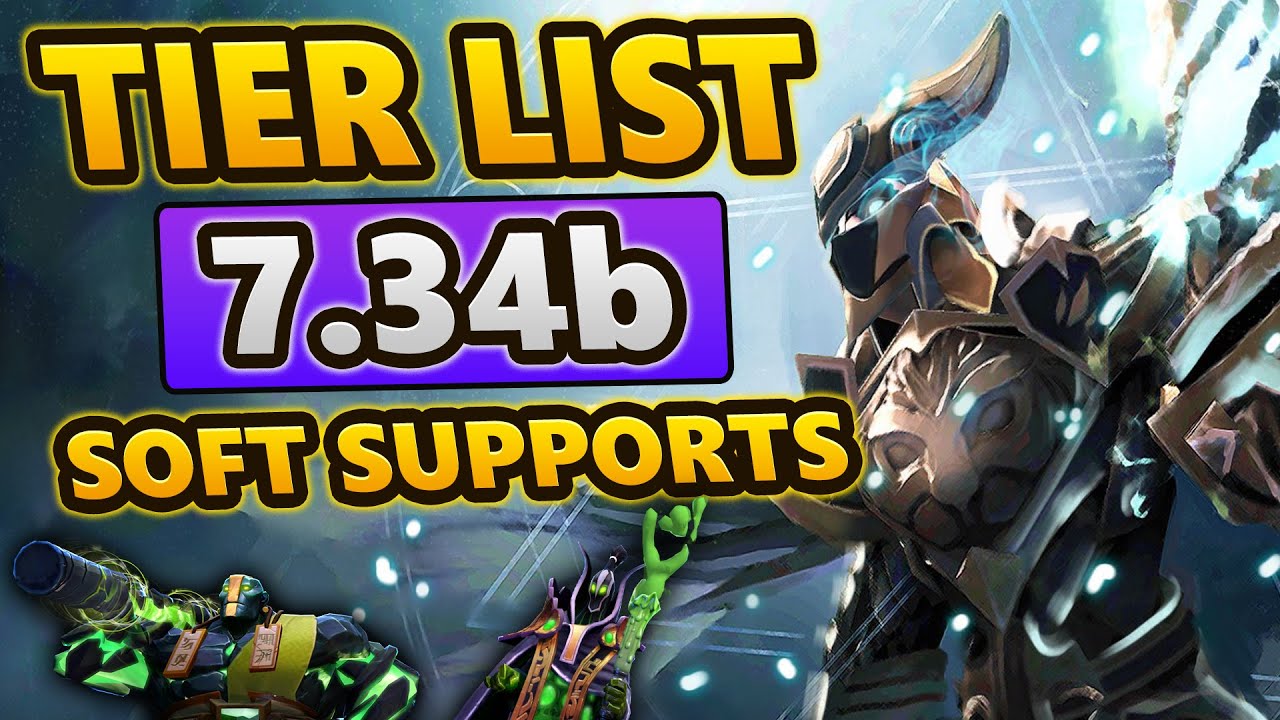 Soft Support Tier List | Dota 2 7.34b - YouTube