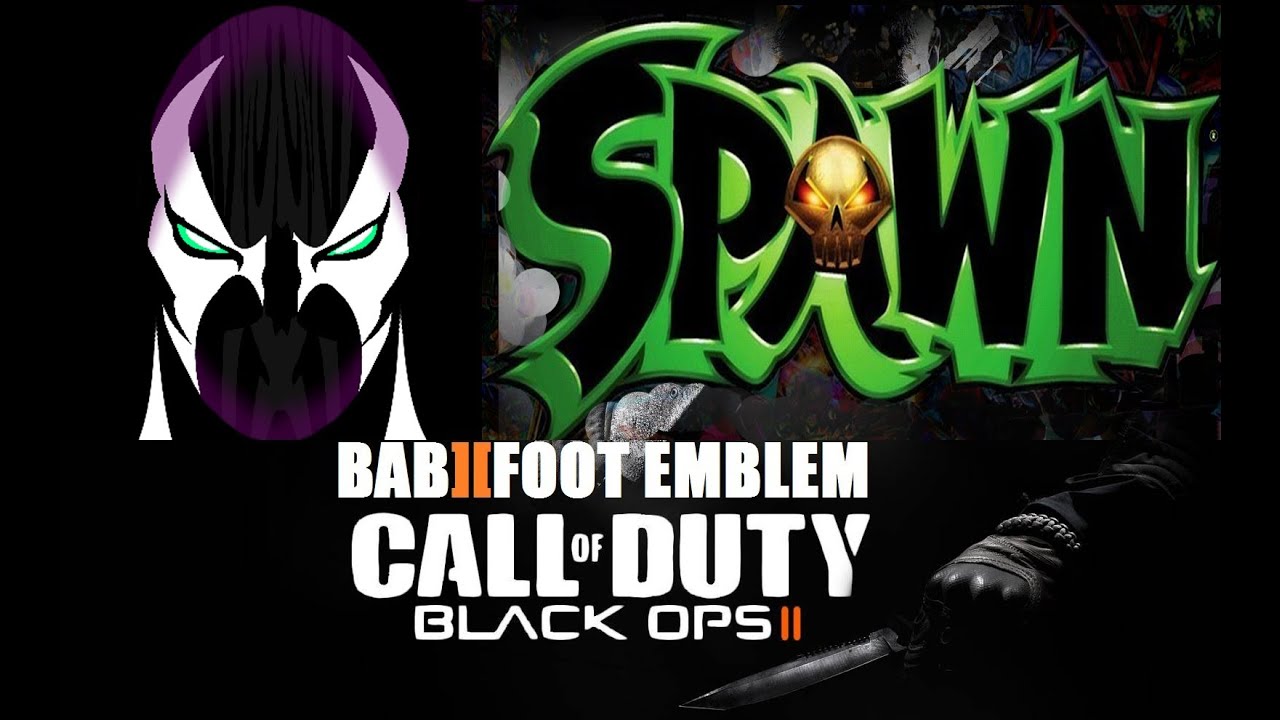 COD Black Ops 2 Emblem Tutorial - Spawn - YouTube
