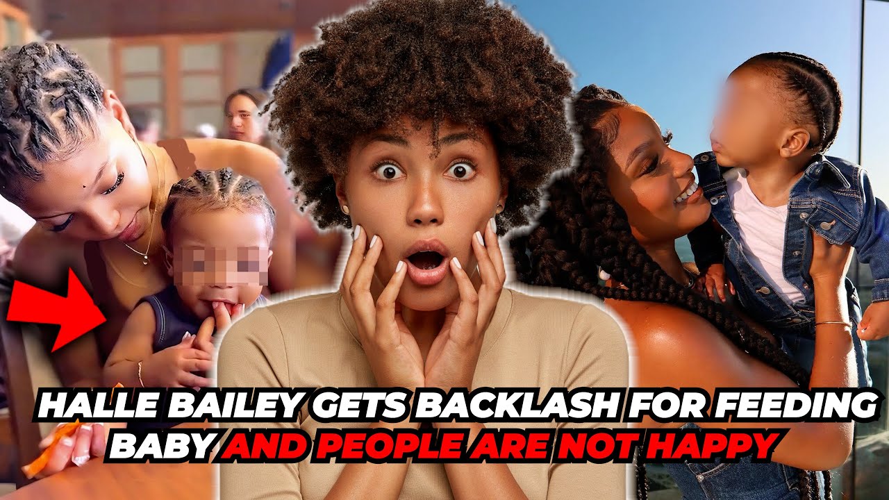 Halle Bailey Gets Backlash For Feeding Baby LIKE THIS 😳 - YouTube