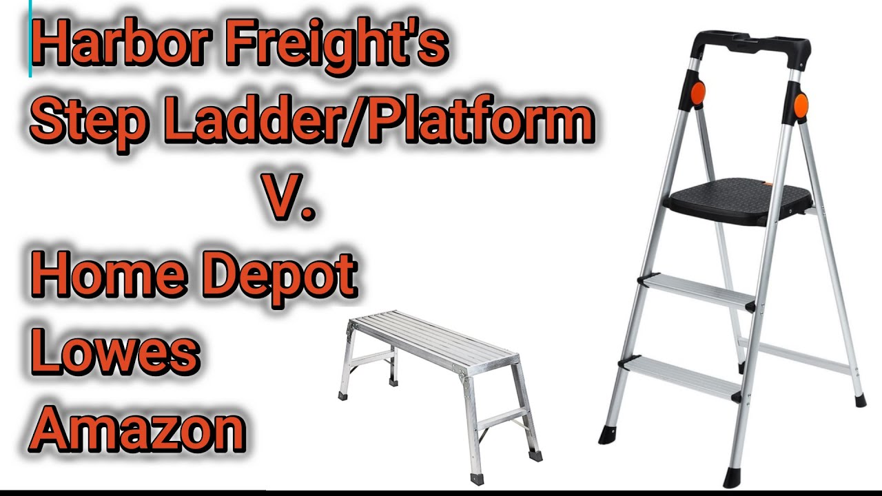 Harbor Freight's Step Ladder/Platform V. Others - YouTube