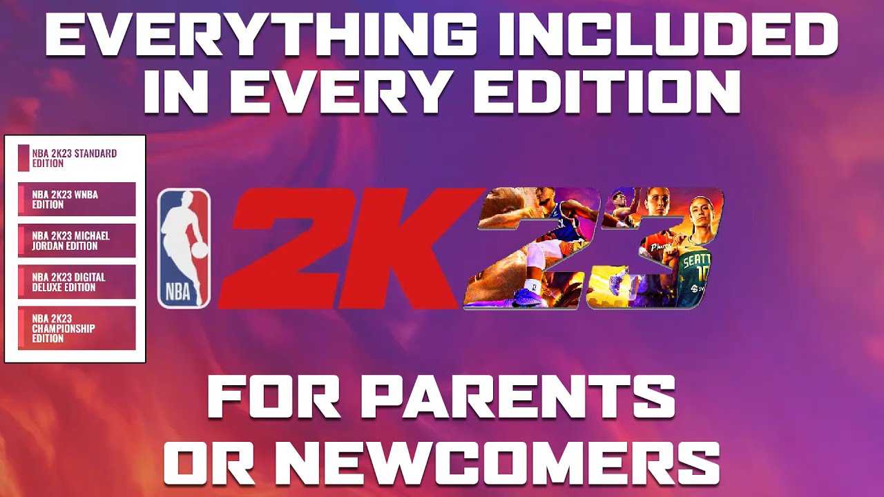 what's included in every edition of nba 2k23 and what everything means ...