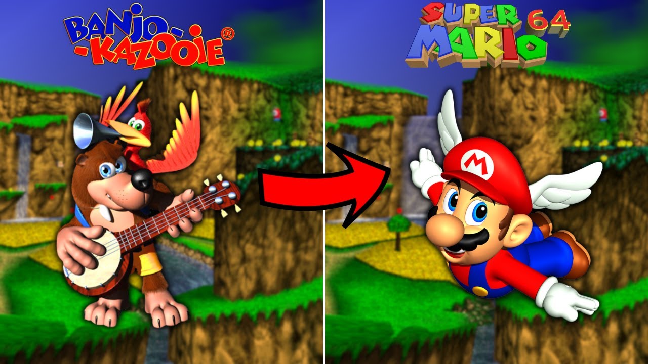 ⭐ Super Mario 64: Super Banjo-Kazooie 64 REDUX - Longplay - YouTube