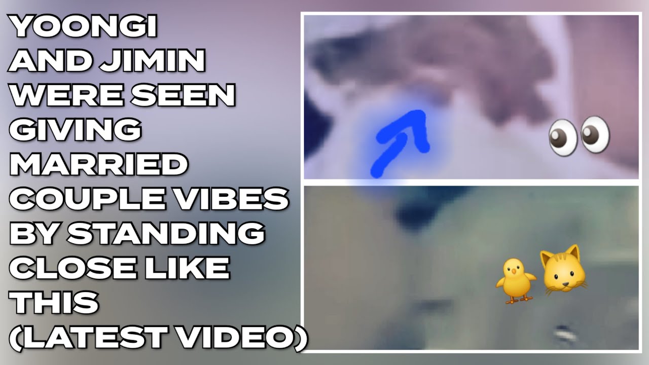 👀😭Yoongi & Jimin Were Seen Giving Married Couple Vibes By Standing ...