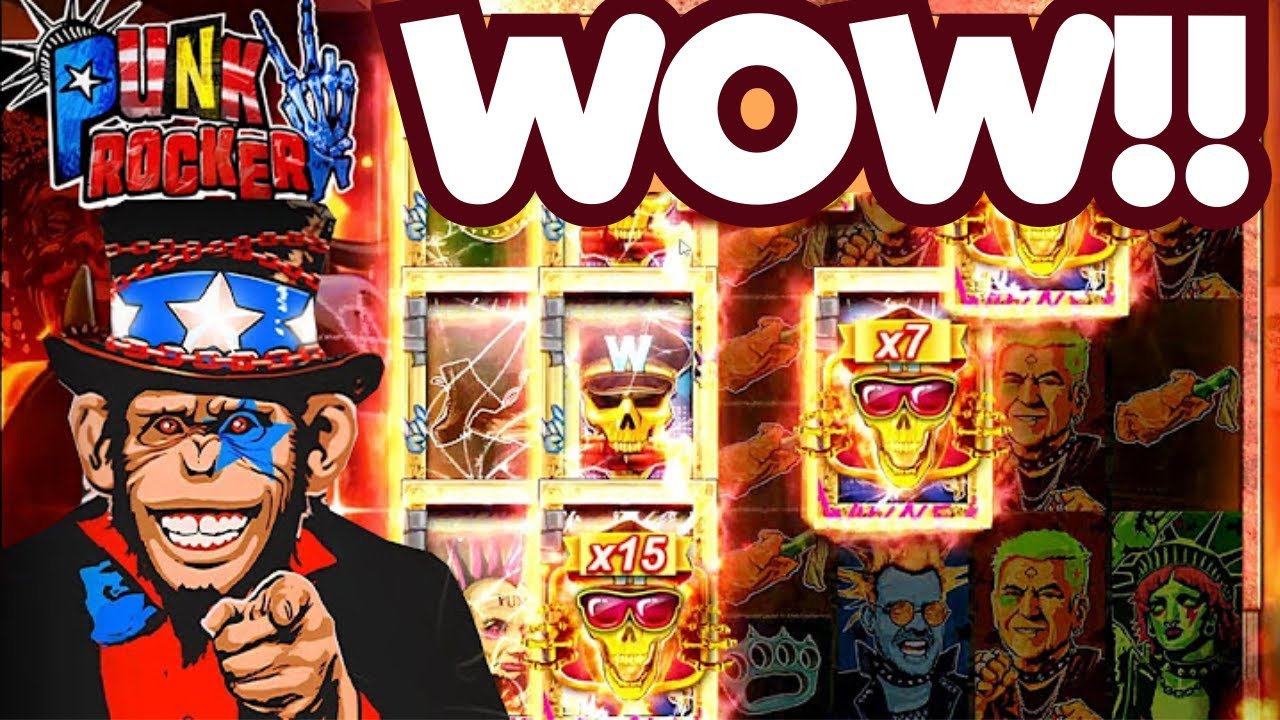 ELKÉPESZTŐ NYEREMÉNY A BÓNUSZJÁTÉKBAN! ÚJ NYERŐGÉP PUNK ROCKER 2! - YouTube