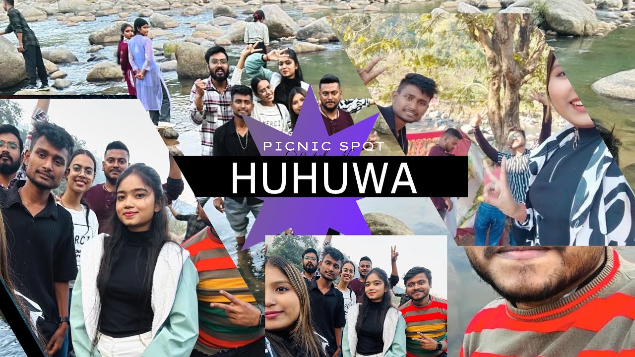 HUHUWA PICNIC SPOT♥️ || Mai Gaddi Nadi may Fass Gaya😰 || Near ASSAM ...