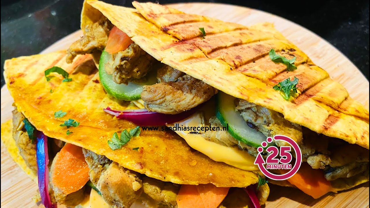 Roti Chicken Wrap - YouTube