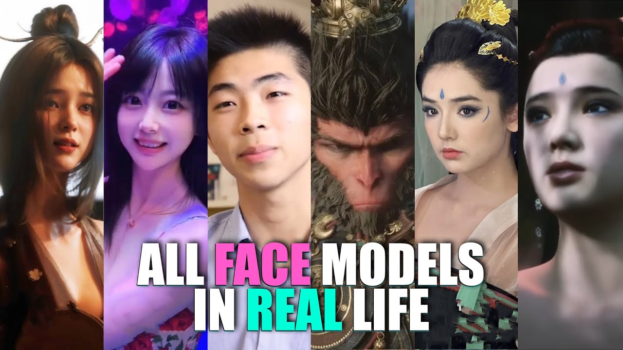 Face Models in Real Life Black Myth Wukong (Voice Actors) - YouTube