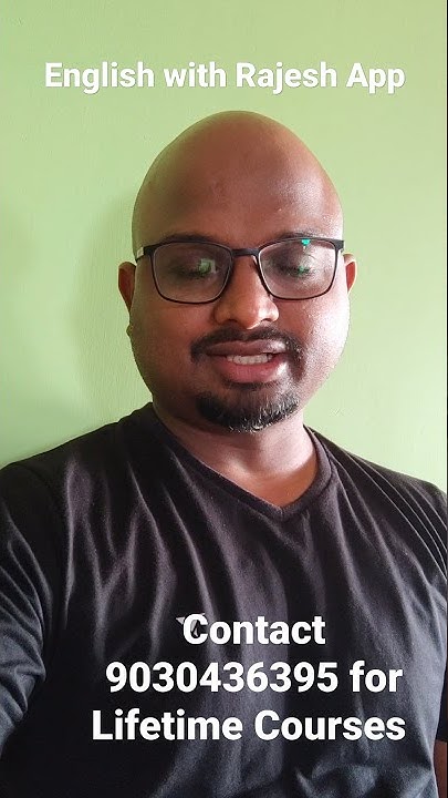English With Rajesh App - YouTube