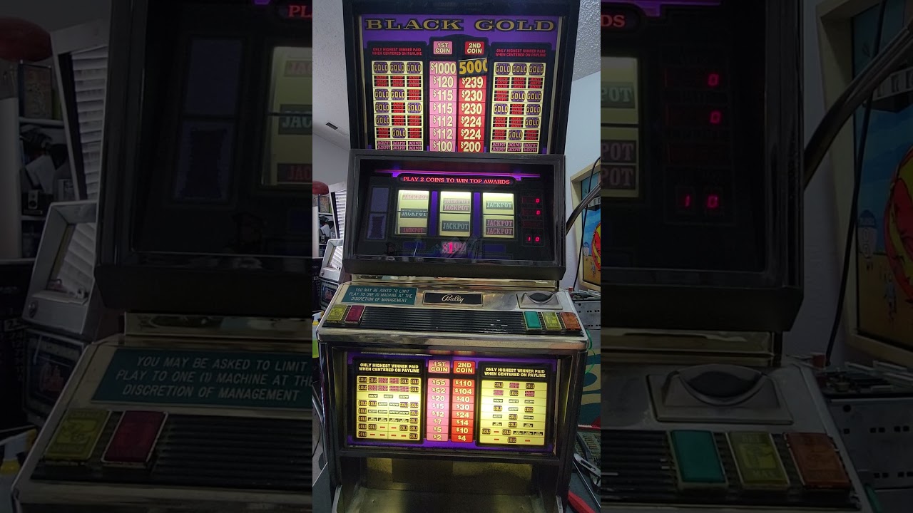 Bally 5000 Black Gold Slot - YouTube