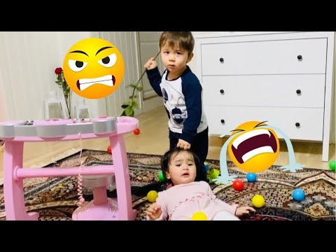 Cute babies fighting, Funny Kids video- babies fighting with each other ...