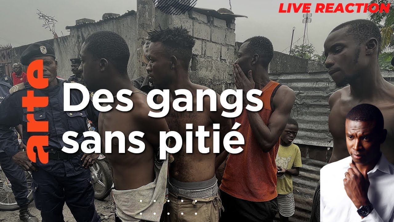 RDC : les gangs de Kinshasa | ARTE Reportage reaction live - YouTube