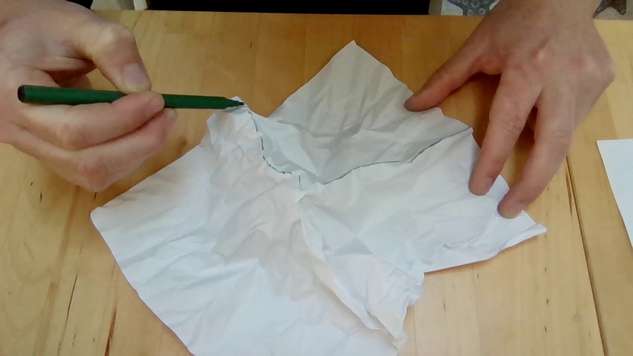 1 Crumpled Watershed Model Activity - YouTube