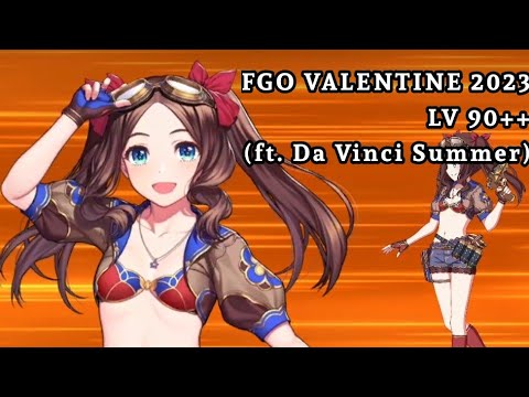 [ FGO ] JP Valentine 2023 Lv90++ Free Quest (ft Da Vinci Summer) - YouTube
