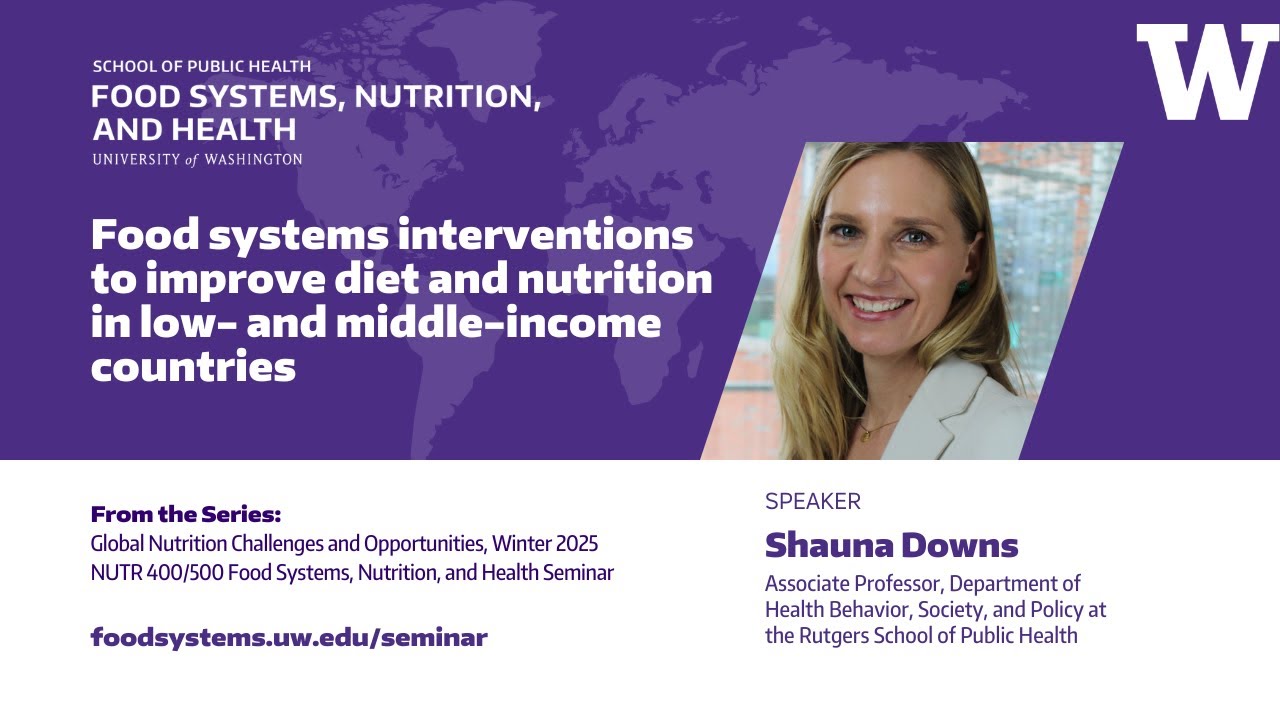 Food systems interventions to improve diet and nutrition in low- and ...