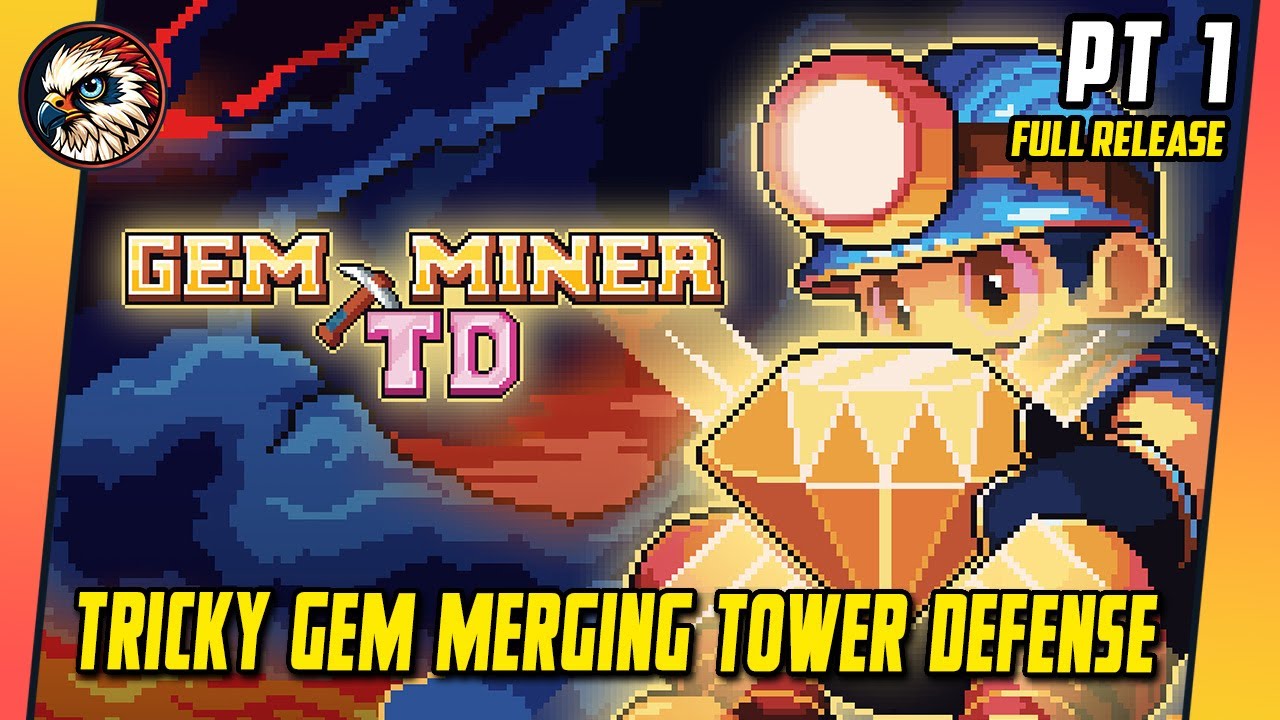 Gem Miner TD | Let's Try | Game Play | Tricky Gem Merging Roguelike ...