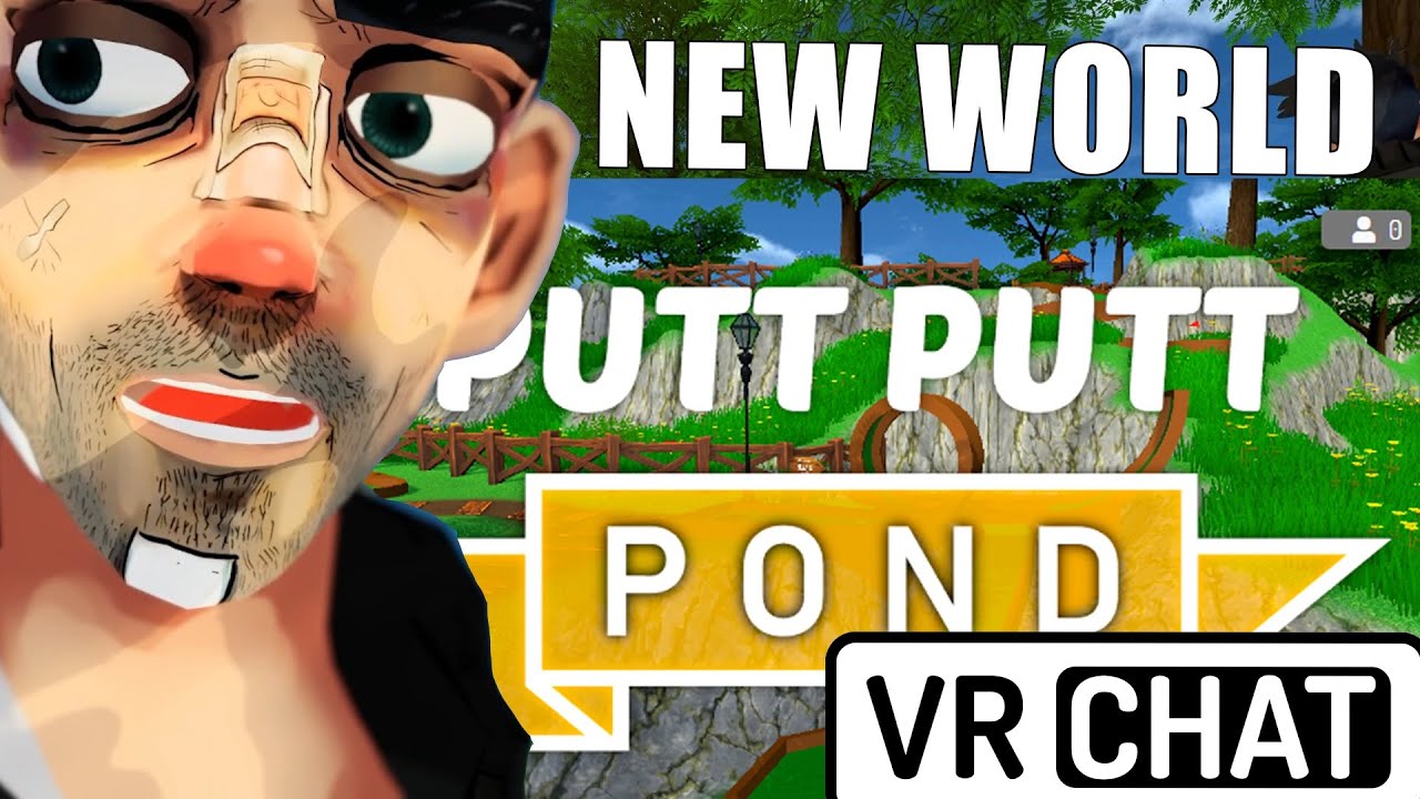 VRChat Worlds: Putt Putt Pond Game World - YouTube