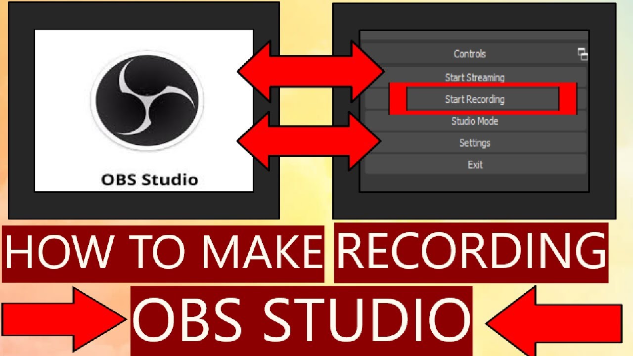 How To Make Recording a Video in OBS Studio - YouTube