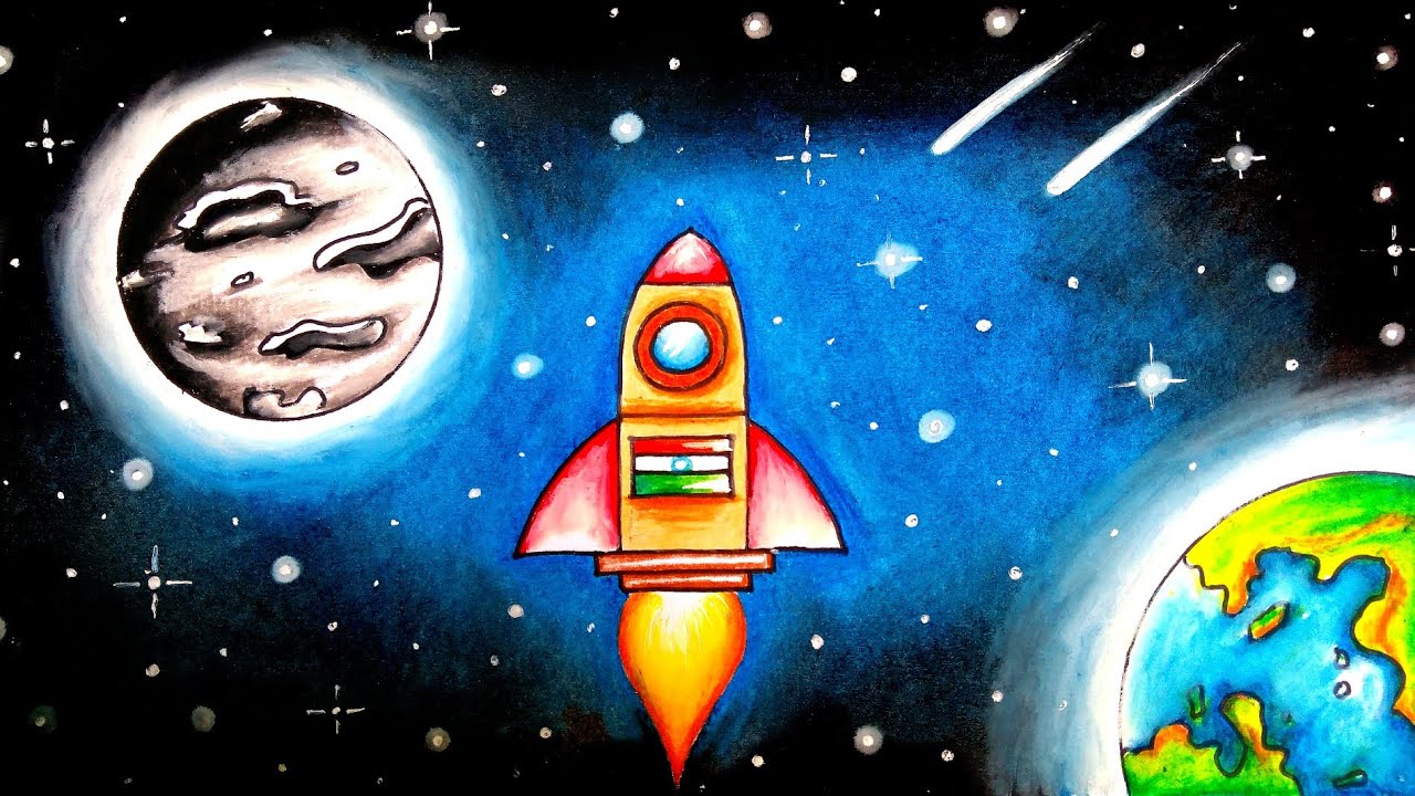 Digital India drawing / science and technology drawing / smart India ...