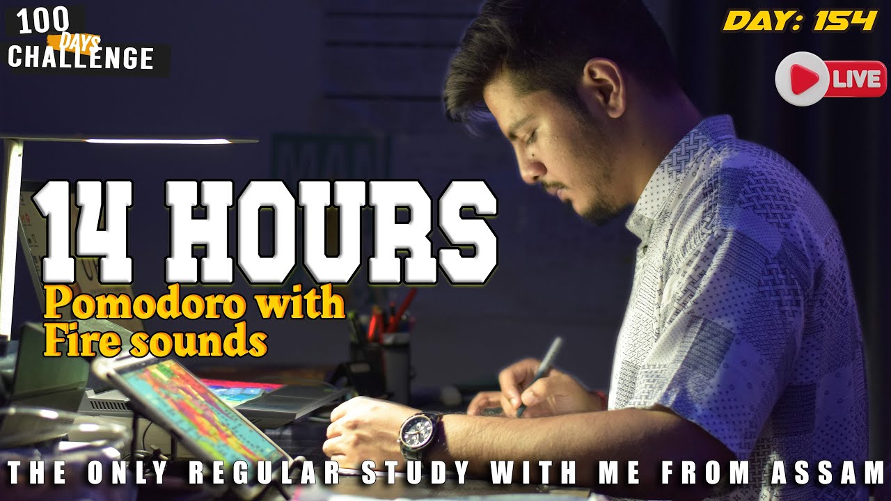 14 HOURS Study With Me \\ Chat in Breaks ️ - YouTube
