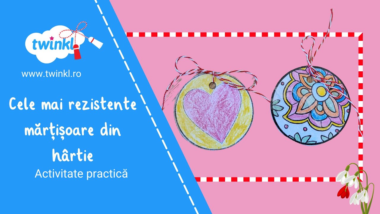 Martisoare din hartie | Activitati pentru copii de 1 Martie | Twinkl ...
