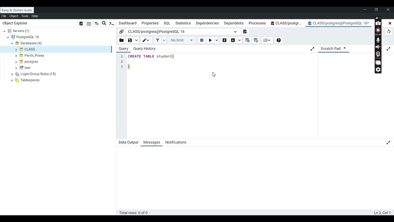 Master SQL: Create Tables in pgAdmin with Ease! 🚀 | Step-by-Step Tutorial - YouTube