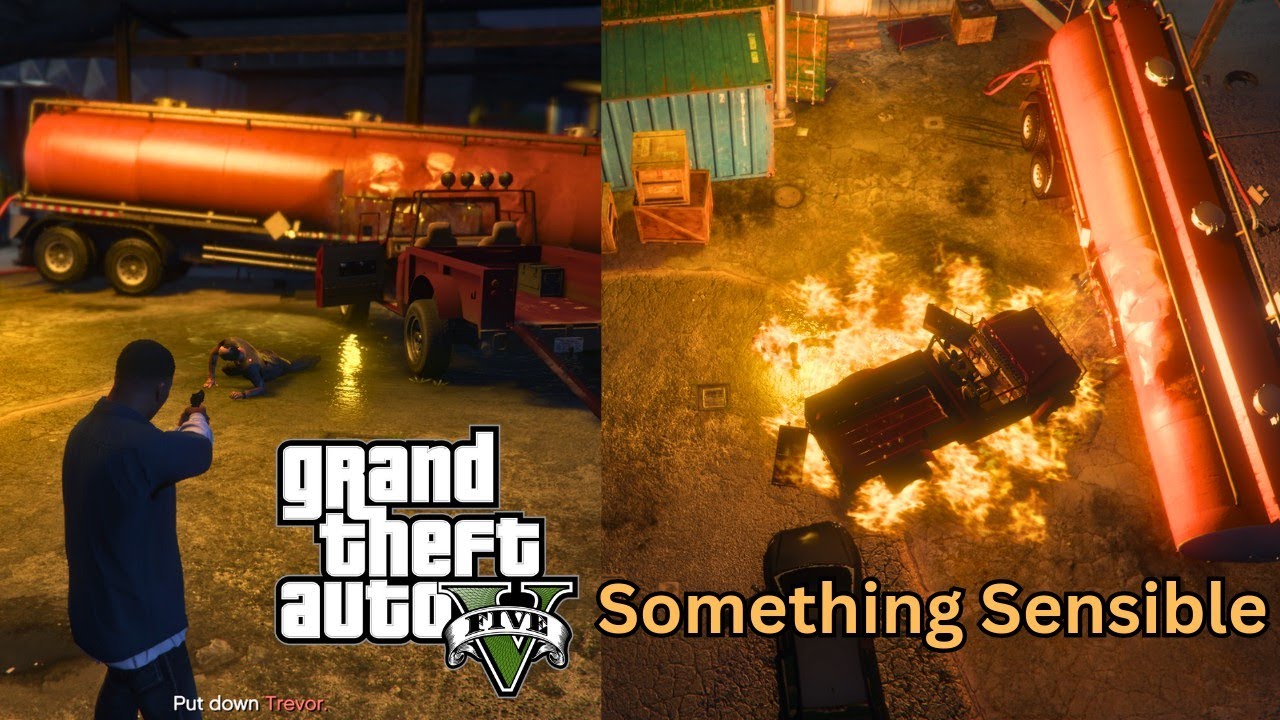 GTA 5 | Something Sensible | Final Mission Ending A : Kill Trevor | PS5 ...