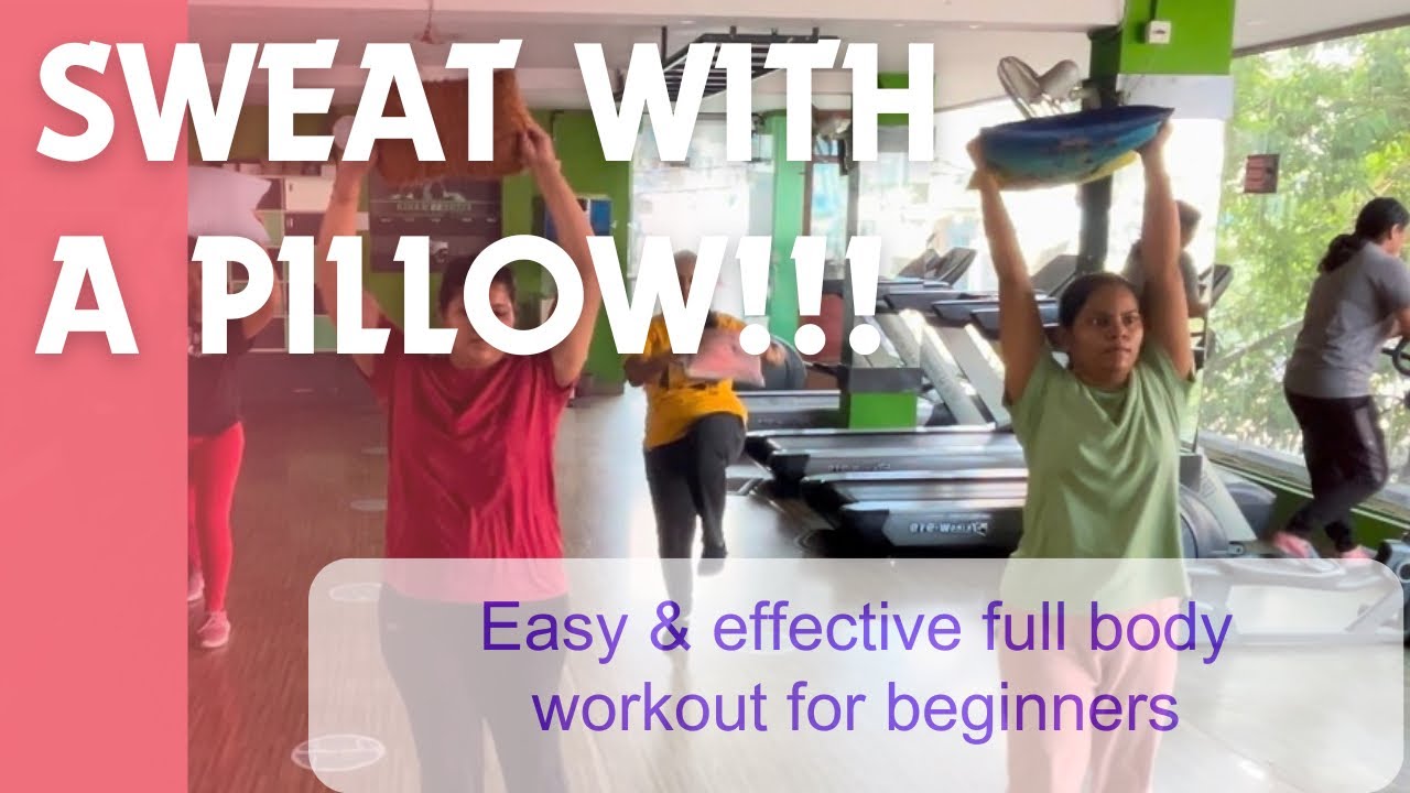 Full body workout with a Pillow || Easy and beginner friendly || - YouTube