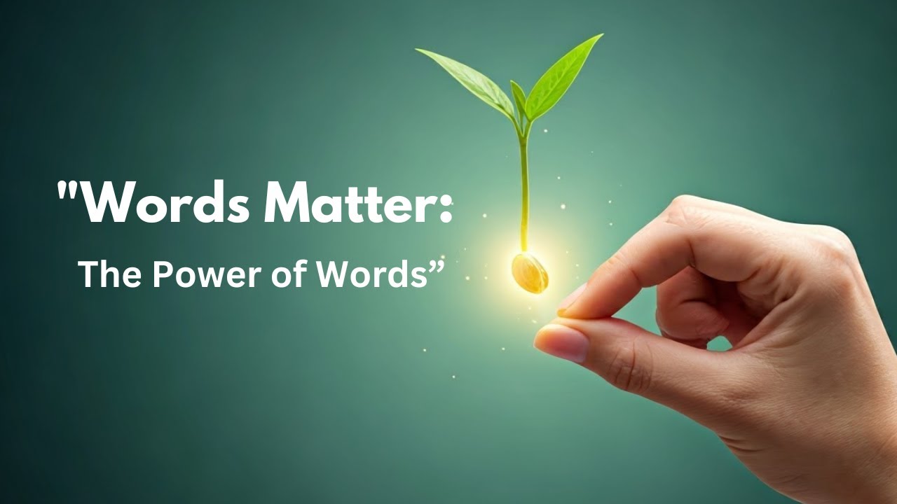 "Words Matter: The Power of Words | Motivational Speech to Inspire ...