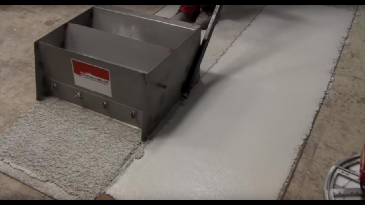 Heavy duty polyurethane screed and mortar | X-Tech UraFloor TF - YouTube