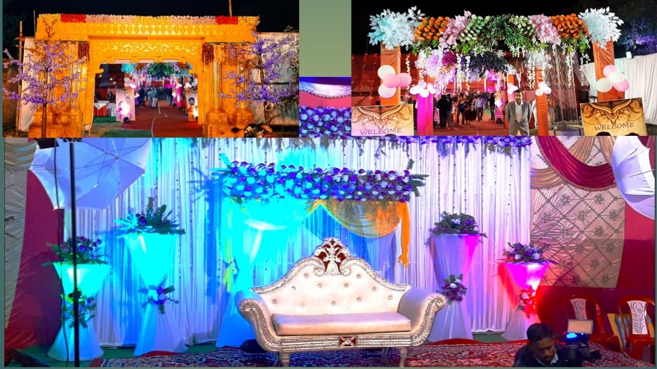 Wedding pandal decorations idea - YouTube