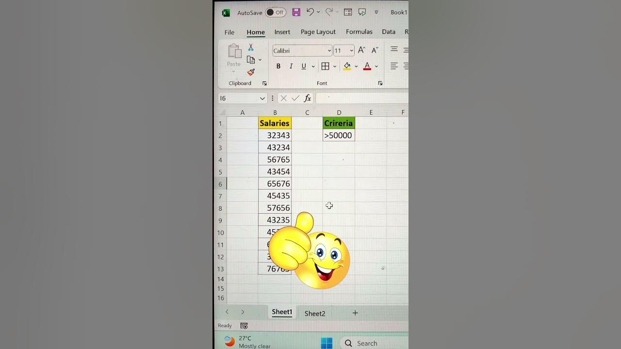 Highlight Salaries Using Custom Formatting In Excel 💯 #shorts #excel #msexcel #excelshorts # ...