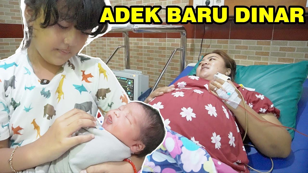 DINAR MENANGIS TERHARU, ADEKNYA LAHIR KEDUNIA..🥺 ️ - YouTube